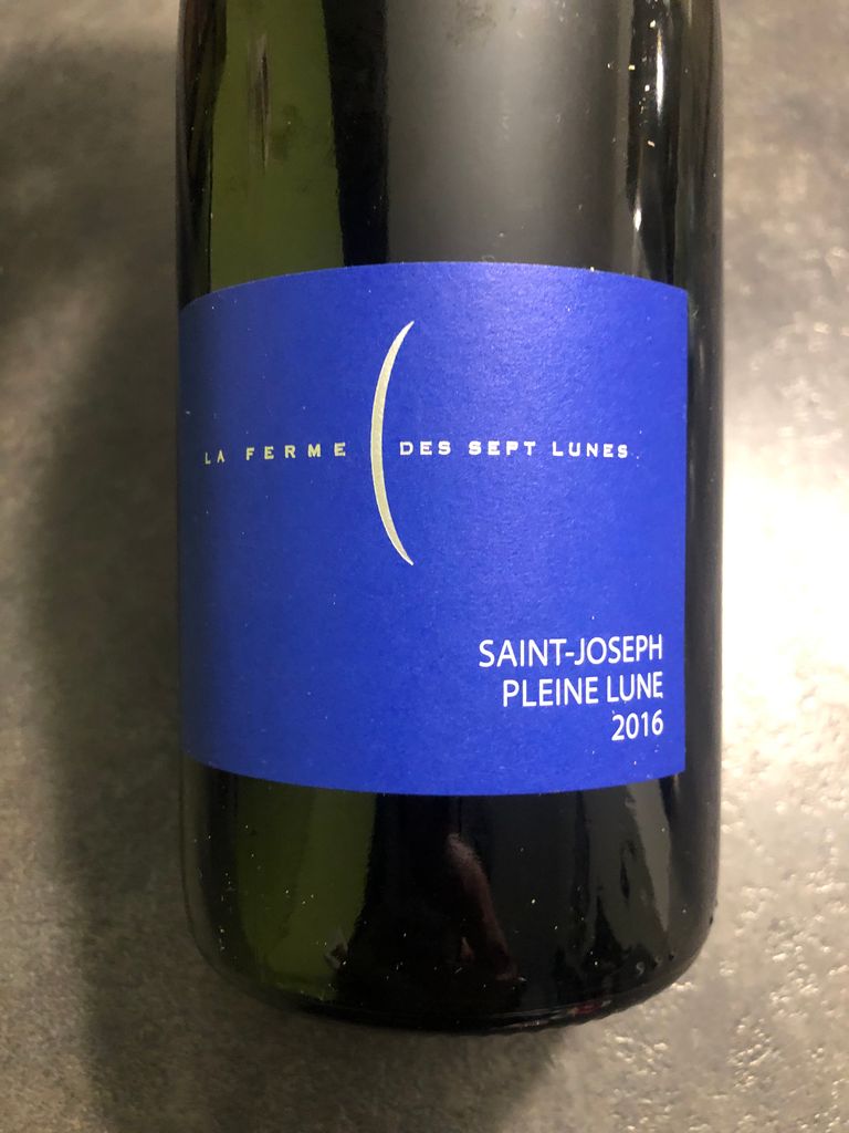 2017 La Ferme des 7 Lunes St. Joseph Pleine Lune, France, Rhône ...
