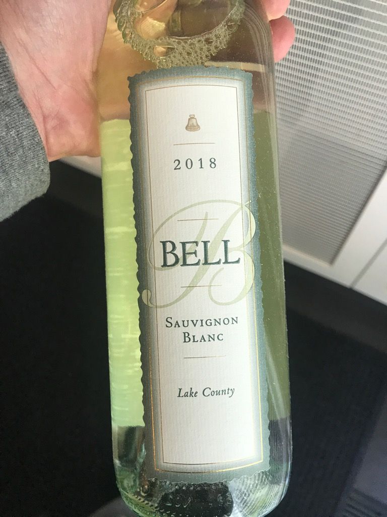 2019 Bell Wine Cellars Sauvignon Blanc, USA, California, North Coast ...