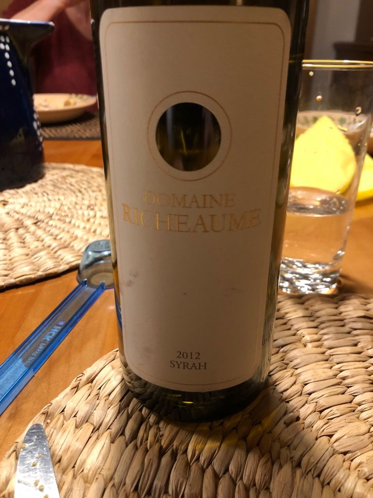 2012 Domaine Richeaume Syrah, France, Provence, Côtes de Provence ...