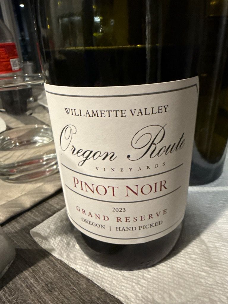2022 Oregon Route Vineyards Pinot Noir Grand Reserve, USA, Oregon ...