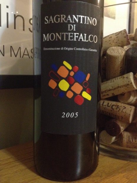 2005 Sagrantino di Montefalco Montefalco Sagrantino TiNARELLI, Italy ...