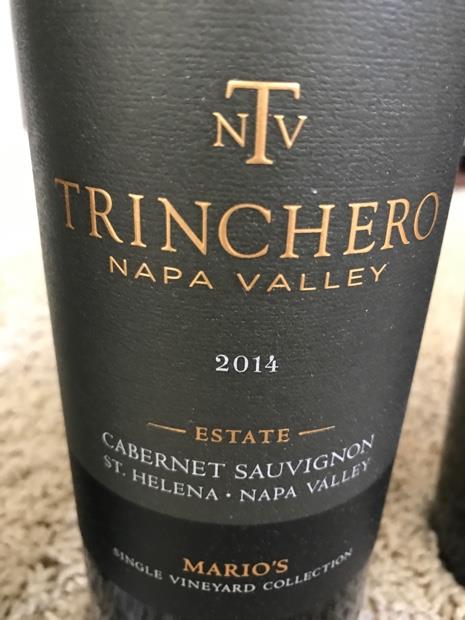 2014 Trinchero Cabernet Sauvignon Mario's, USA, California, Napa Valley ...