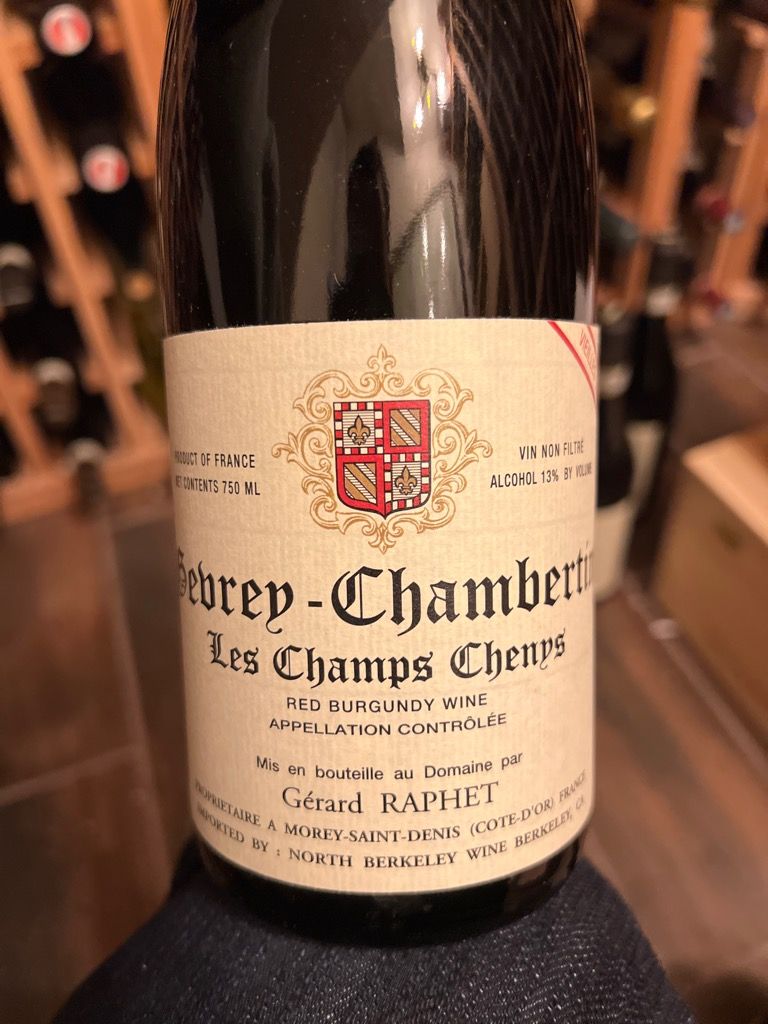2018 Gérard Raphet Gevrey-Chambertin Les Champs-Chenys, France ...