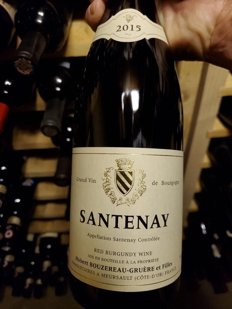 2015 Hubert Bouzereau-Gruère et Filles Santenay, France, Burgundy, Côte ...