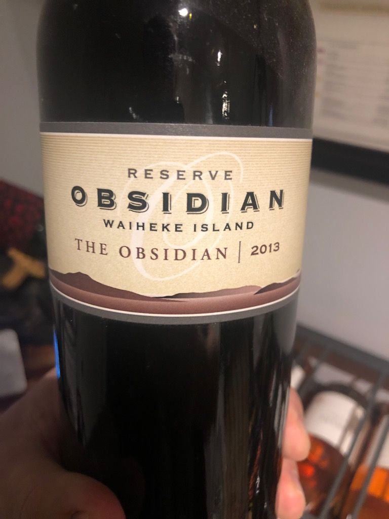 2013 Obsidian Vineyard The Obsidian Reserve, New Zealand, North Island ...