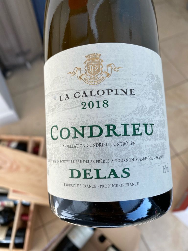 2018 Delas Frères Condrieu La Galopine, France, Rhône, Northern Rhône ...