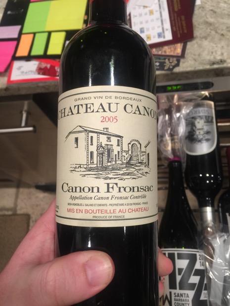 2005 Château Canon (Canon-Fronsac), France, Bordeaux, Libournais, Canon ...