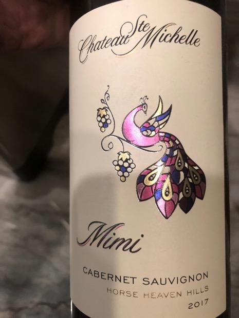 2017 Chateau Ste. Michelle Cabernet Sauvignon Mimi, USA, Washington ...