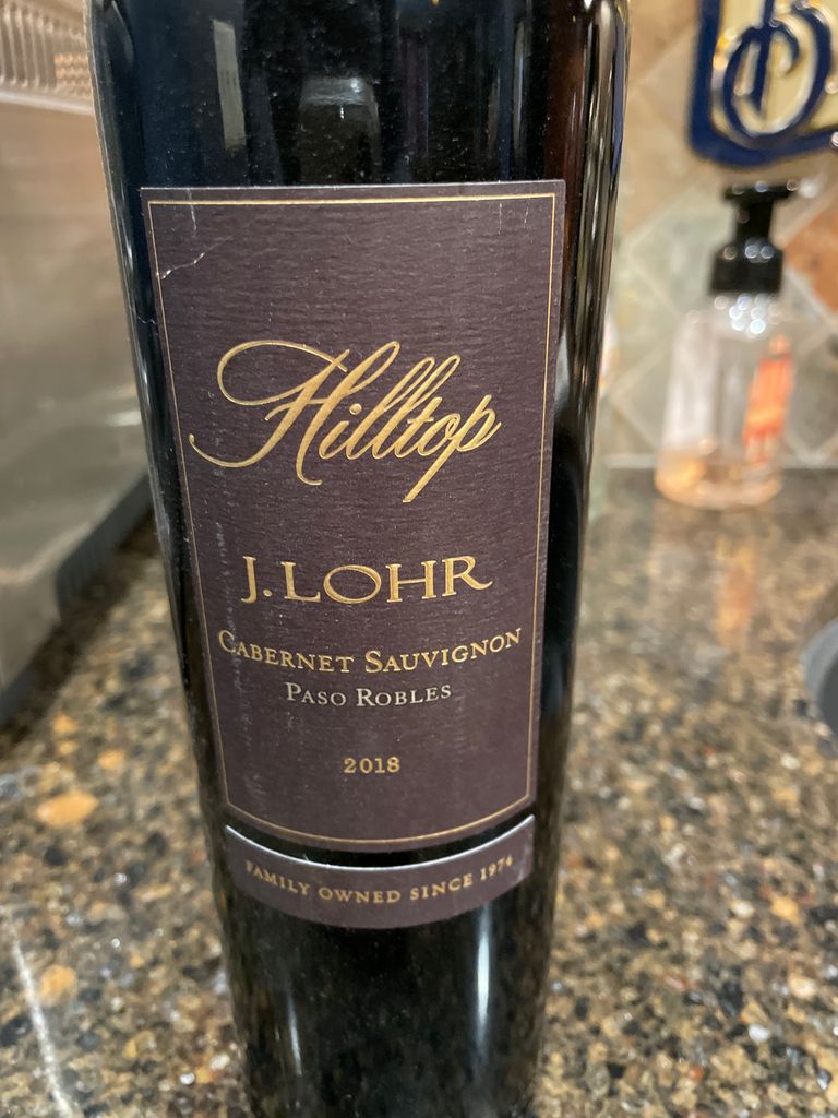 NV J. Lohr Cabernet Sauvignon Hilltop, USA, California, Central Coast ...