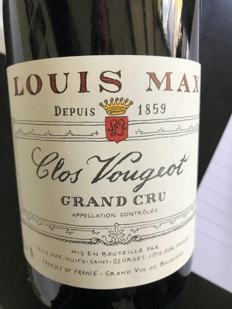 1999 Louis Max Clos Vougeot, France, Burgundy, Côte de Nuits, Clos ...