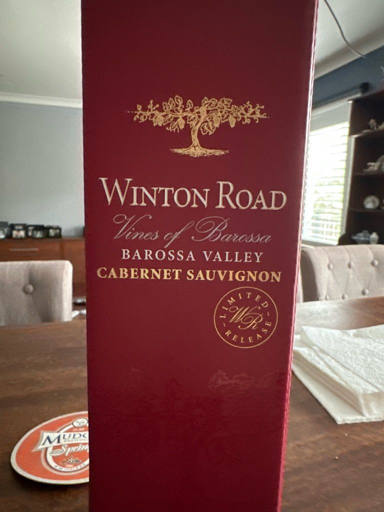2022 Winton Road Cabernet Sauvignon, Australia, South Australia ...