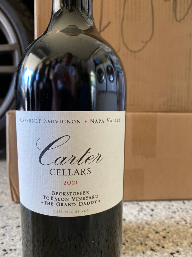 2021 Carter Cellars Cabernet Sauvignon The Grand Daddy Beckstoffer To ...