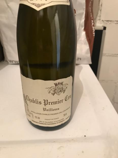 2013 Domaine Defaix - Raveneau Chablis 1er Cru Vaillons, France ...