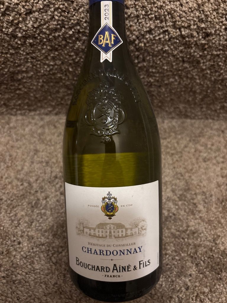 2023 Bouchard Aîné & Fils Chardonnay Héritage du Conseiller, France ...
