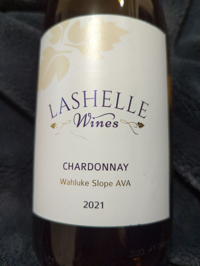 2021 LaShellé Wines Chardonnay, USA, Washington, Columbia Valley ...