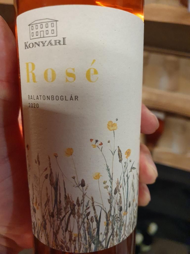 2022 Konyari Rosé, Hungary, Balaton, Balatonboglár - CellarTracker