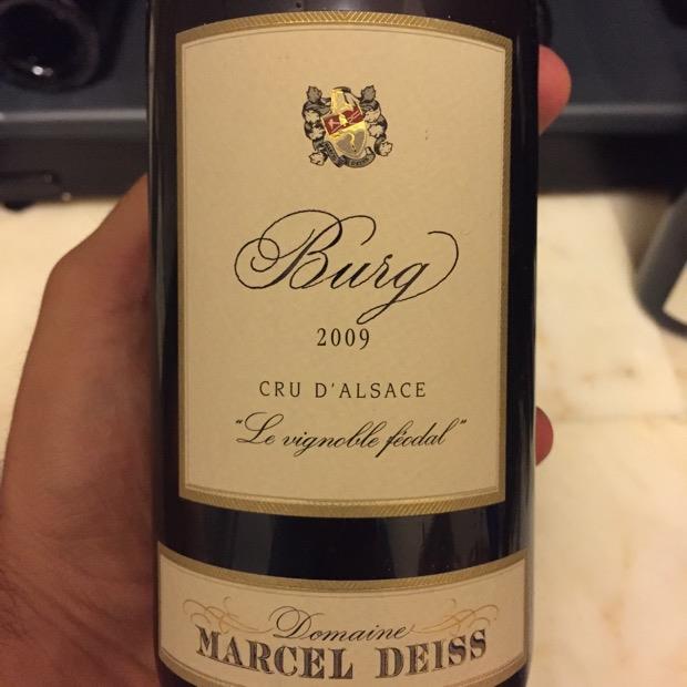 2009 Marcel Deiss Burg, France, Alsace - CellarTracker