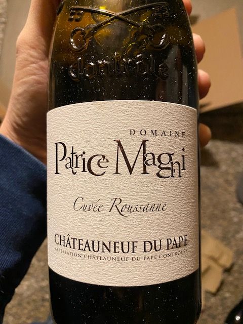 2019 Domaine Patrice Magni Châteauneuf-du-Pape Blanc Cuvée Roussanne ...