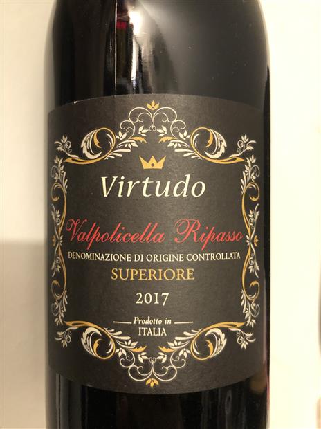 2019 Virtudo Ripasso della Valpolicella, Italy, Veneto, Valpolicella, Ripasso della Valpolicella ...