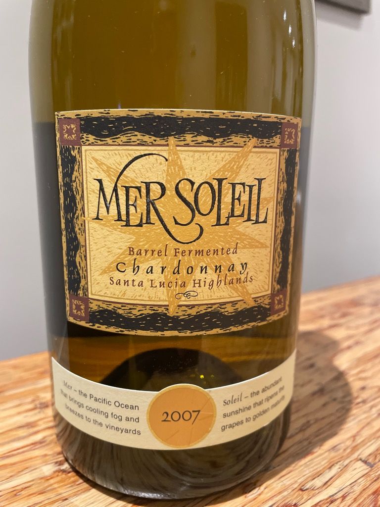 2007 Mer Soleil Chardonnay Reserve Santa Barbara County, USA ...