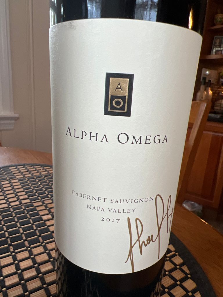 2017 Alpha Omega Cabernet Sauvignon Signature Series, USA, California ...