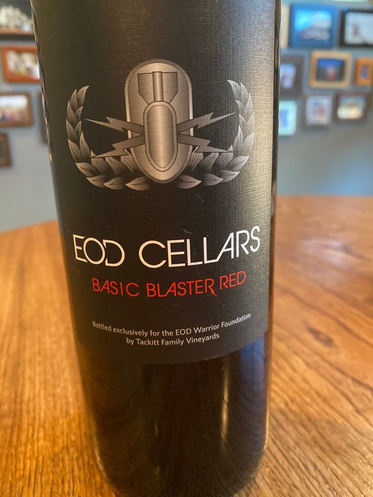 2020 EOD Cellars Cabernet Sauvignon Basic Blaster Red Tackitt Family Vineyards, USA, California ...