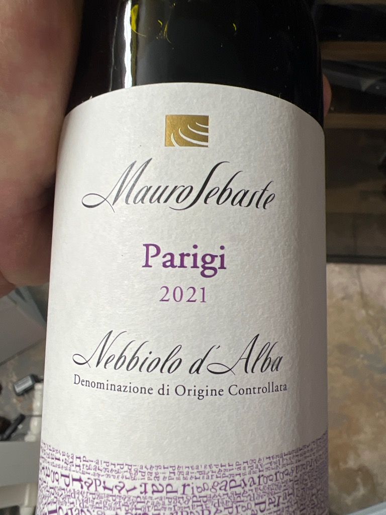 2021 Mauro Sebaste Nebbiolo d'Alba Parigi, Italy, Piedmont, Alba ...