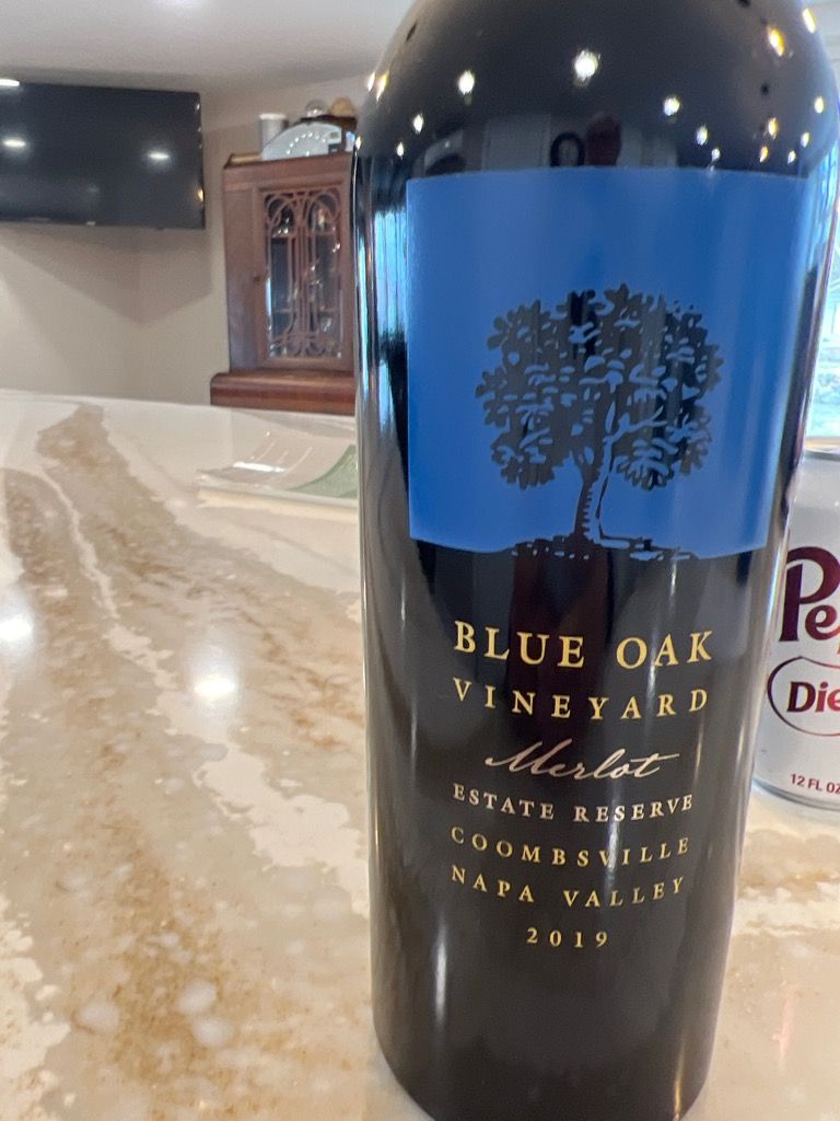 2019 Blue Oak Estate Vineyards Merlot Reserve, USA, California, Napa ...