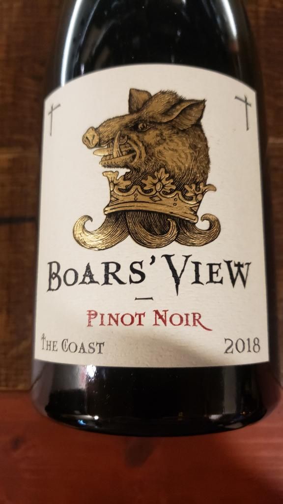 2016 Boars' View Pinot Noir Estate Boars’ View Vineyard, USA ...