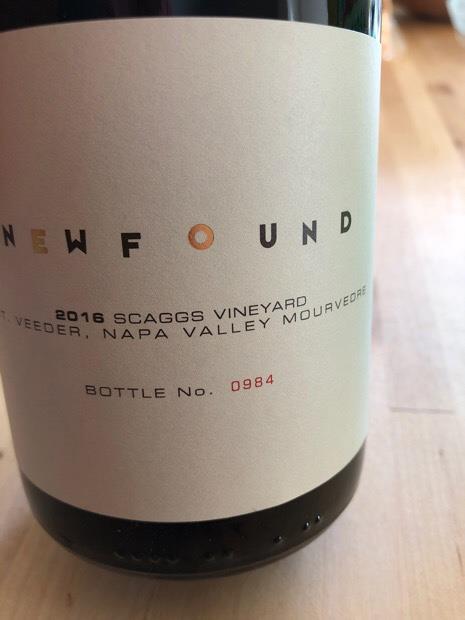2016 Newfound Wines Mourvèdre Scaggs Vineyard, USA, California, Napa ...