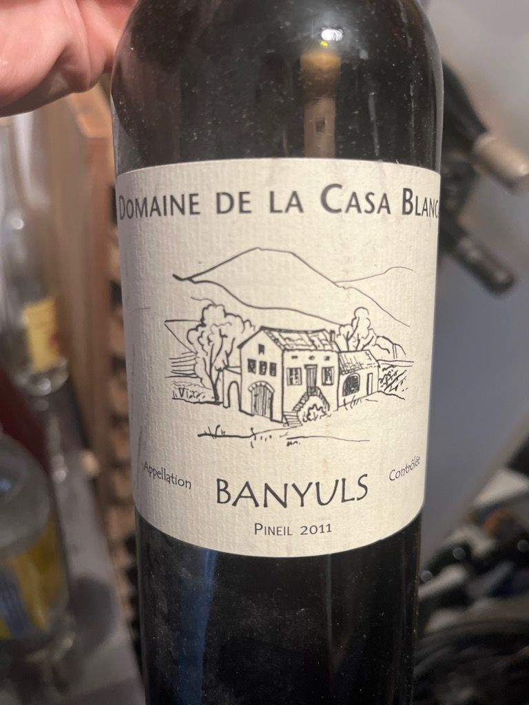 2011 Domaine de la Casa Blanca Banyuls Pineil, France, Languedoc ...