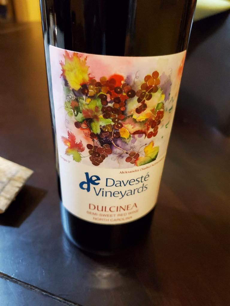 2008 Daveste' Vineyards Dulcinea, USA, North Carolina - CellarTracker