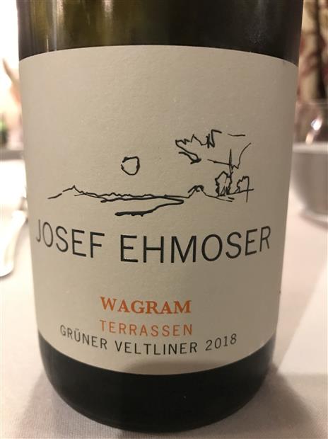 2018 Josef Ehmoser Grüner Veltliner Von den Terrassen, Austria ...