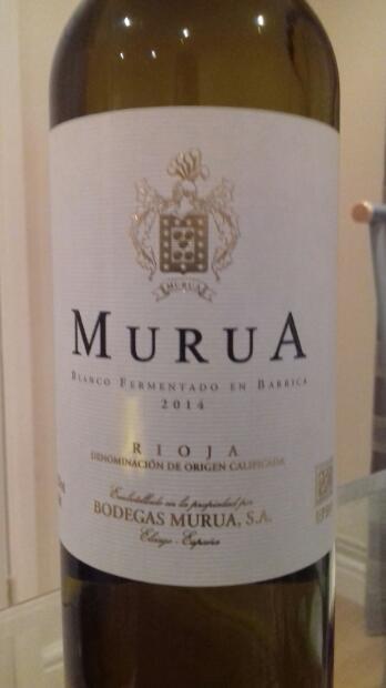 2013 Bodegas Murua Rioja Blanco Fermentado en Barrica, Spain, La Rioja ...