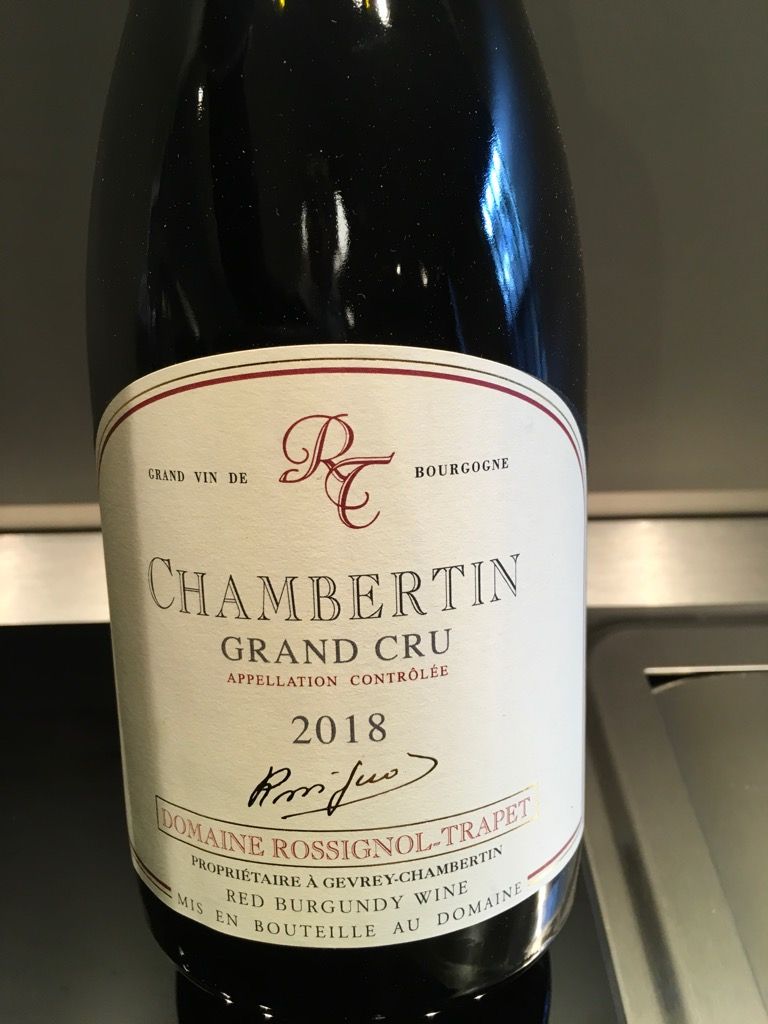 2018 Domaine Rossignol Trapet Chambertin, France, Burgundy, Côte de ...