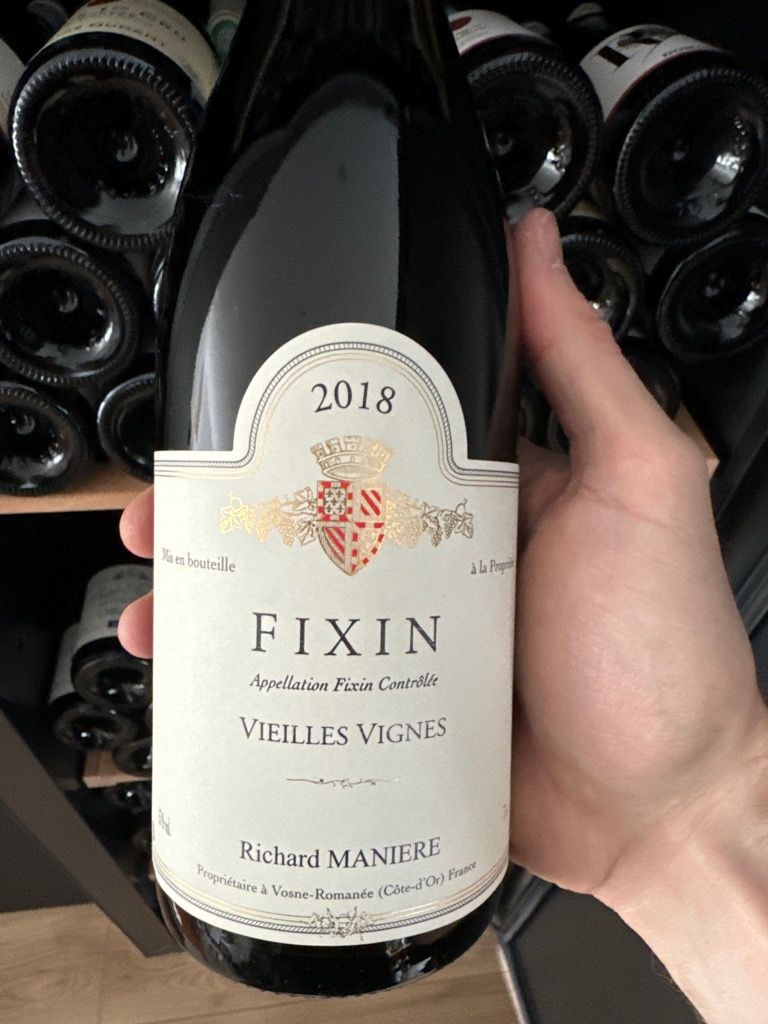 2018 Richard Manière Fixin Vieilles Vignes, France, Burgundy, Côte de ...