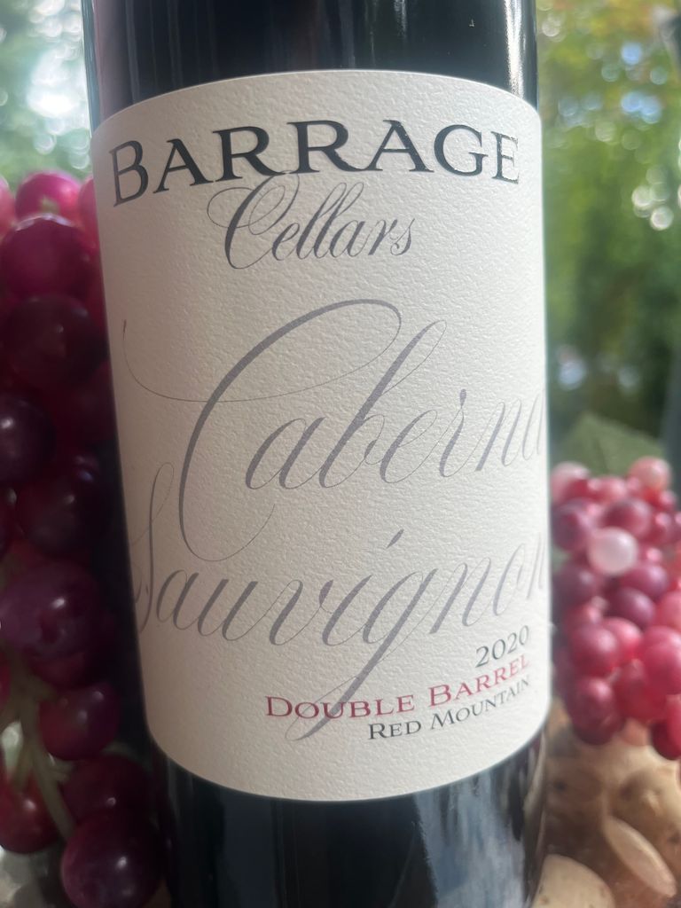 2020 Barrage Cellars Cabernet Sauvignon Double Barrel, USA, Washington ...