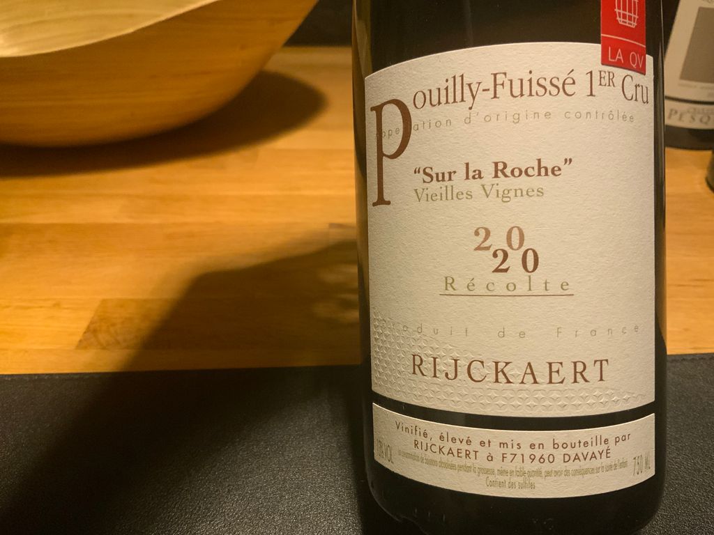 2021 Jean Rijckaert Pouilly-Fuissé Premier Cru Sur la Roche Vieilles ...