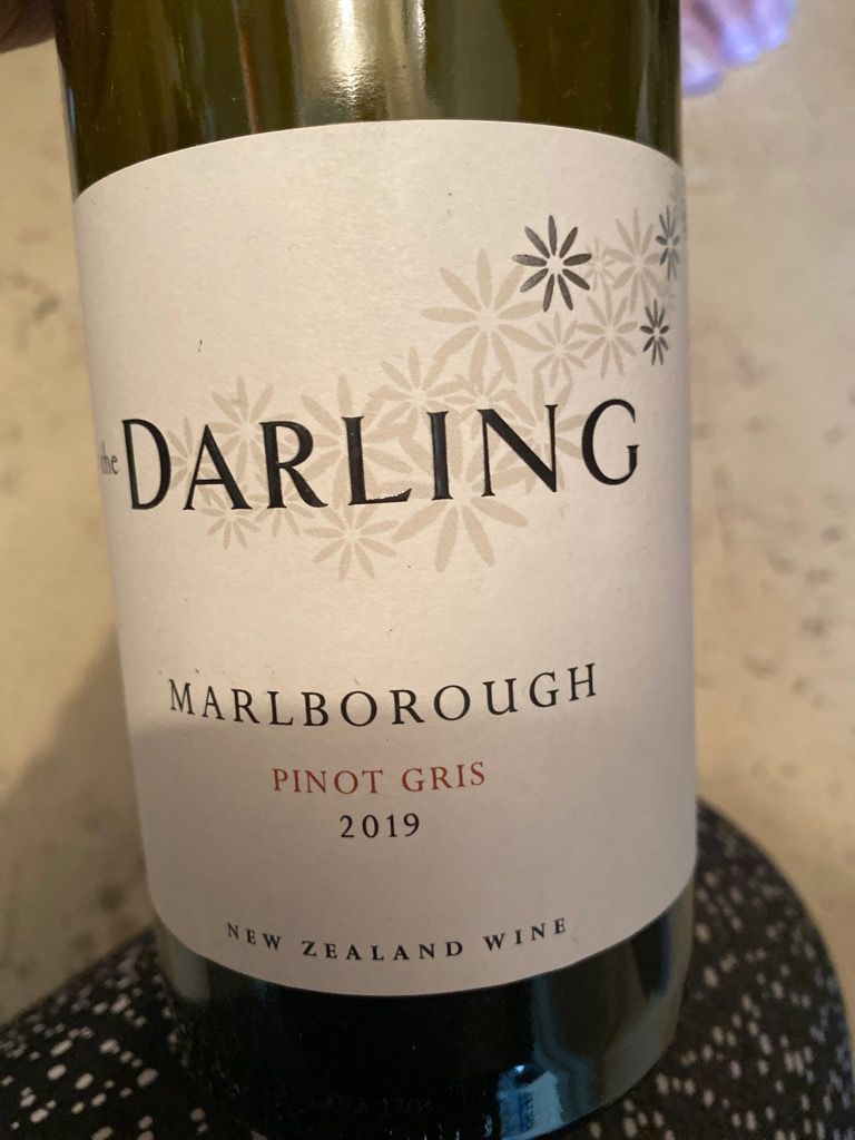 2020 The Darling Pinot Gris, New Zealand, South Island, Marlborough ...