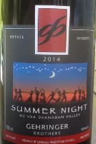 2014 Gehringer Brothers Estate Winery Summer Night, Canada, British ...