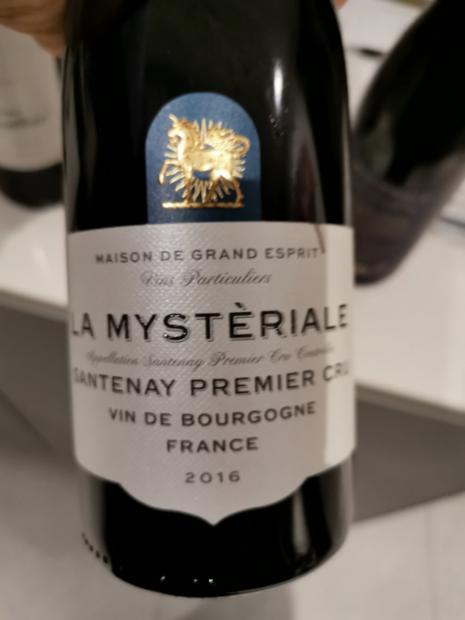2013 Maison de Grand Esprit Santenay 1er Cru La Mysteriale, France ...
