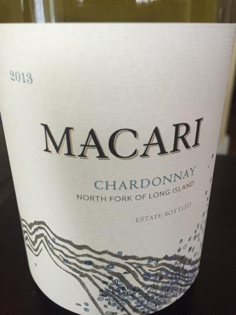 2018 Macari Vineyards Chardonnay Estate, USA, New York, Long Island ...