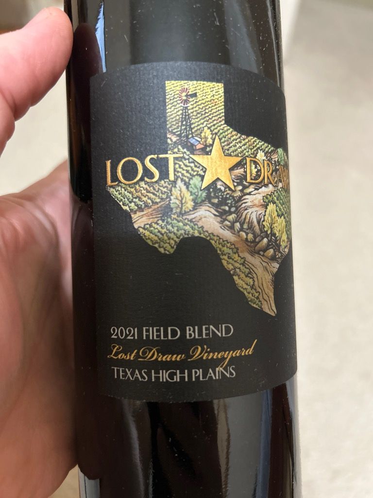 2021 Lost Draw Cellars Field Blend Lost Draw Vineyard, USA, Texas ...