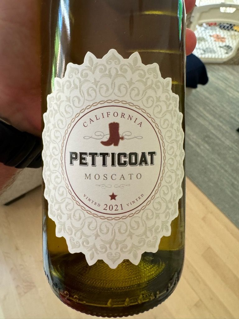 2021 Petticoat Moscato, USA, California - CellarTracker