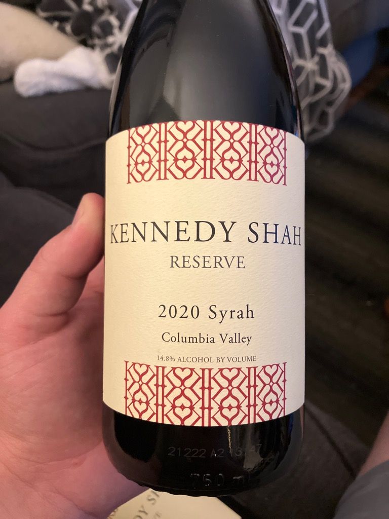 2020 Kennedy Shah (Woodhouse Wine Estates) Syrah Reserve, USA ...