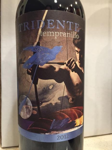 2012 Bodegas Tridente Tempranillo, Spain, Castilla y León, Vino de la ...