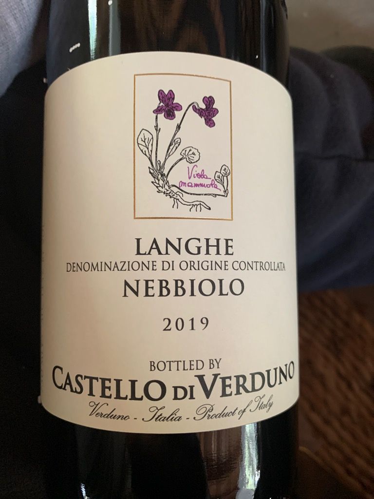 2019 Castello di Verduno Langhe Nebbiolo, Italy, Piedmont, Langhe ...