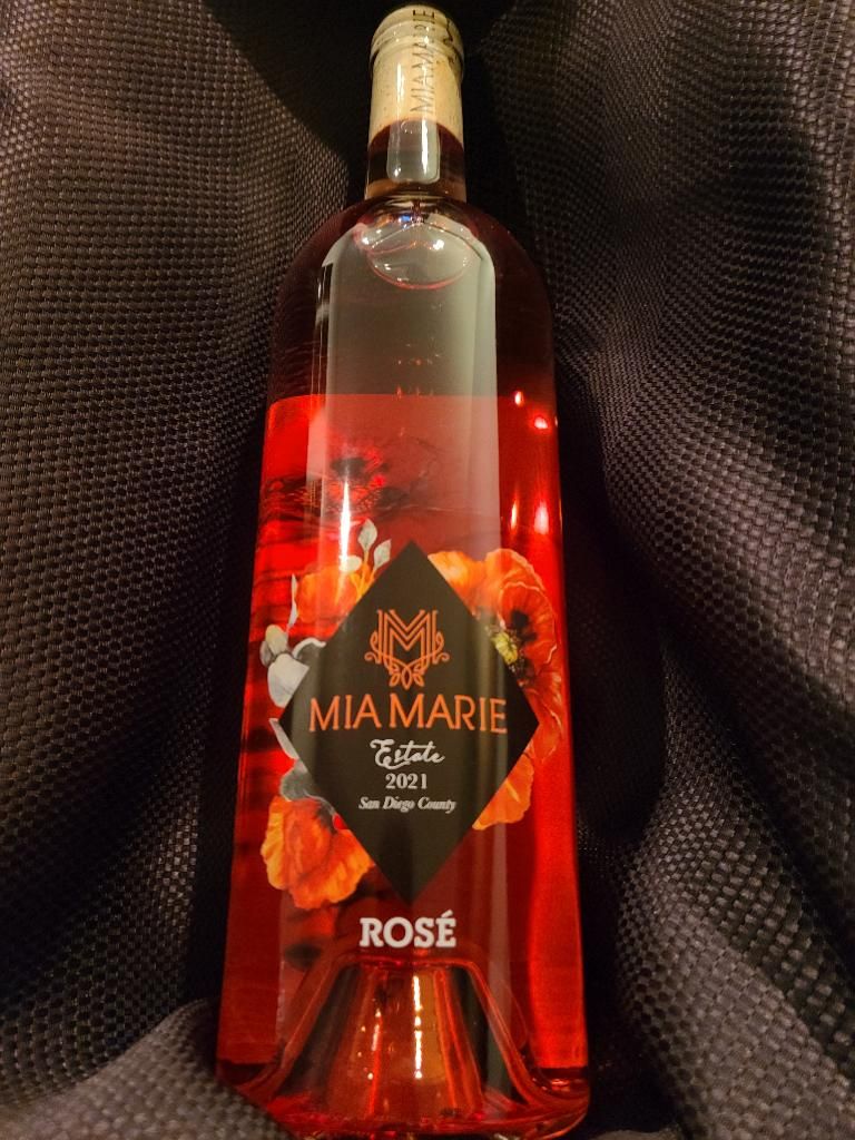 2021 Mia Marie Estate Rosé, USA, California, South Coast, San Diego ...