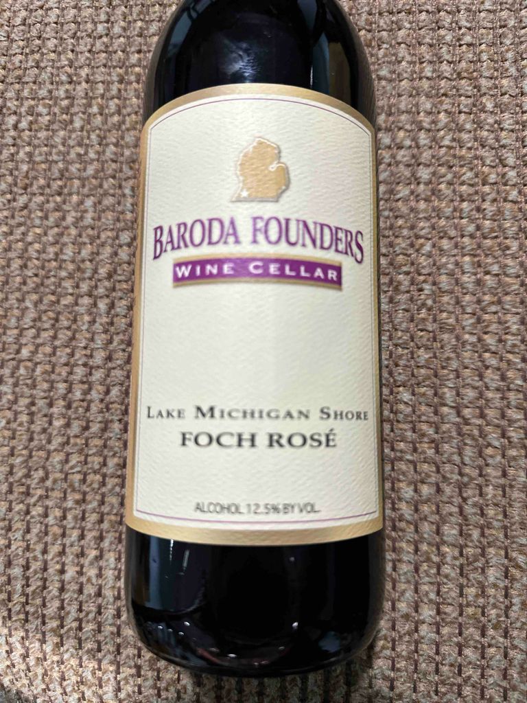 NV Baroda Founders Wine Cellar Foch Rosé, USA, Michigan, Lake Michigan ...