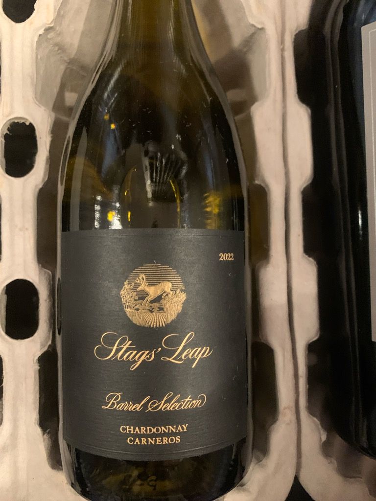 2022 Stags' Leap Winery Chardonnay Barrel Selection, USA, California ...